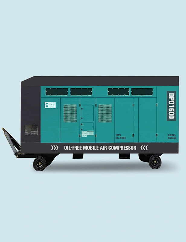 Oil-free Diesel Driven Mobile Compressor - ERG Compressors